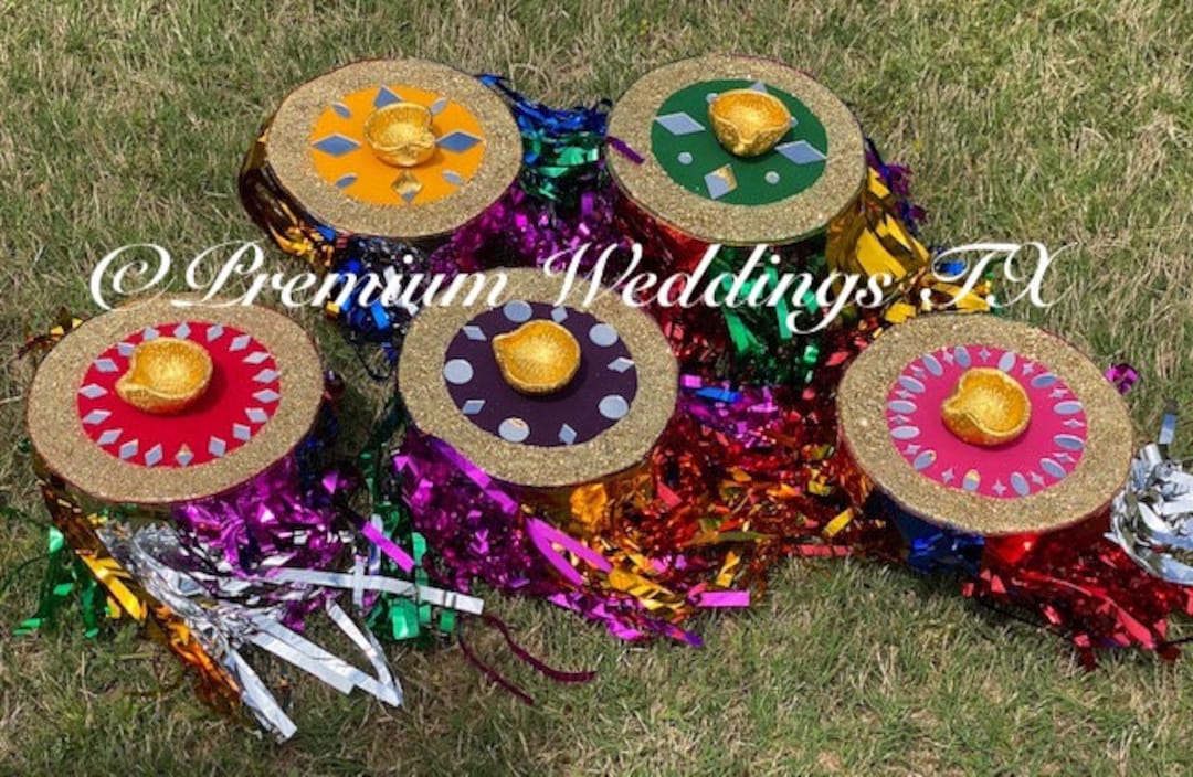 1ct Glitter Mehndi Plate, Mehndi Decorative Plate, Mayoon, Centerpieces ...