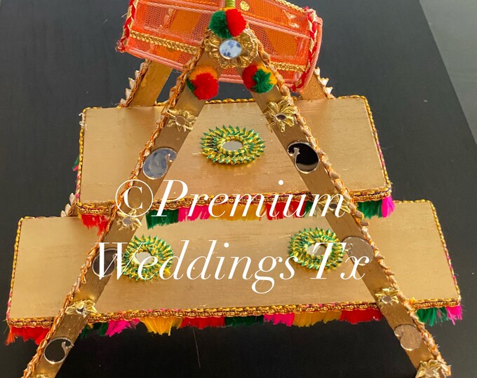 Gold Decorative Standshaadi Decor Haldi Decor Centerpiece - Etsy