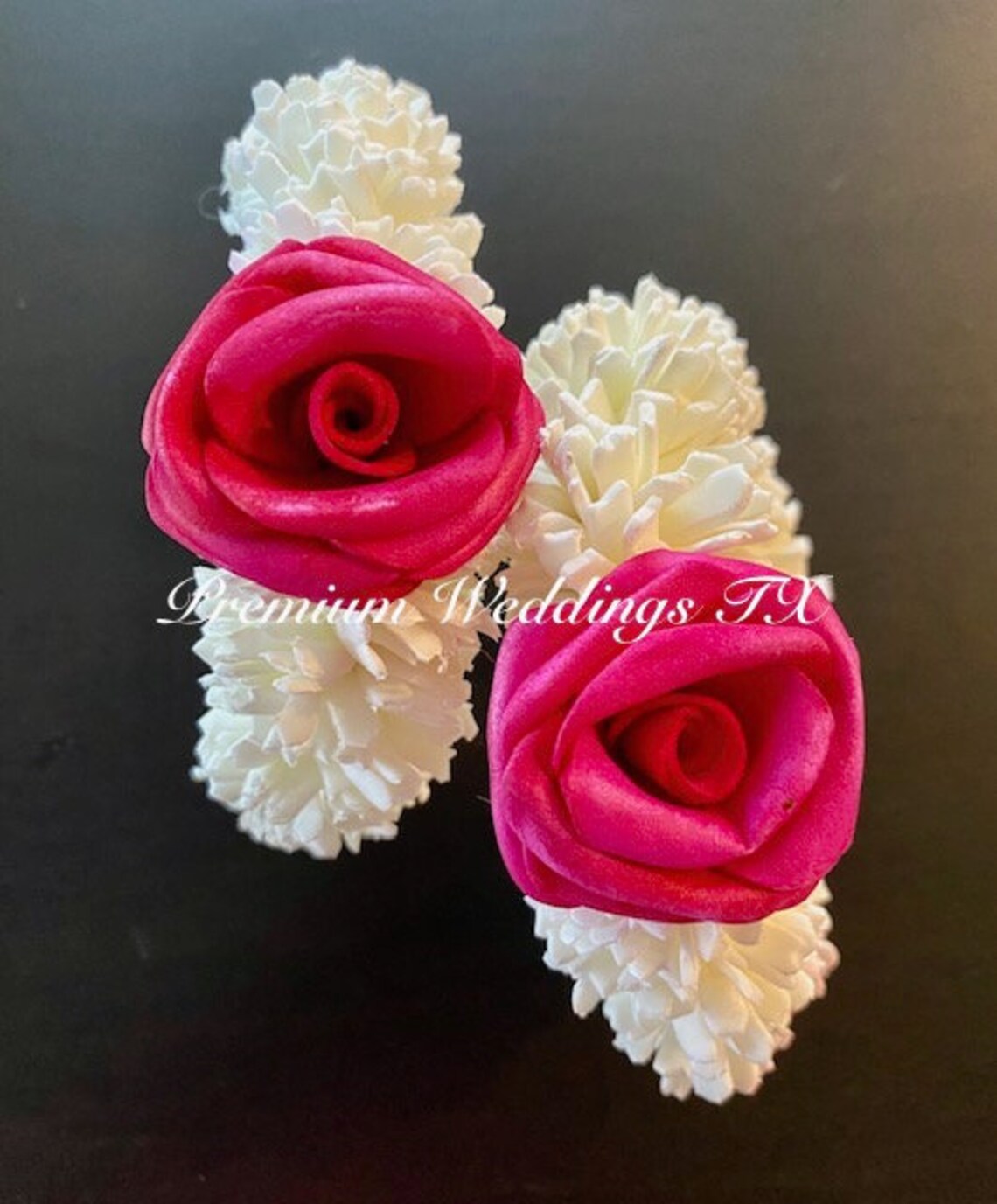 2ct Hand Gajrapink Rose Gajraflower Jewelryweddingpithi - Etsy