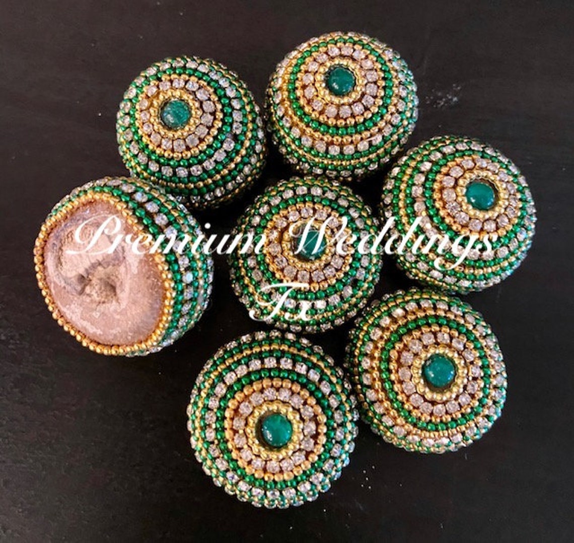 Decorative Supari: Handmade Beaded Wedding Puja Decor - Etsy