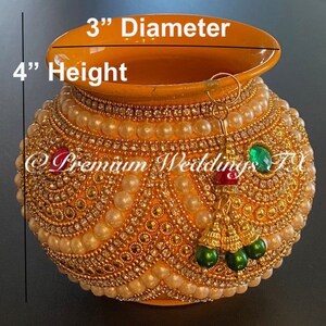 1ct Small Yellow Kalash, Small Matki, Matki, Puja,puja Accessories ...