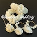 Gajra White Flower Gajra Set Boho Jewelry Wedding Pithi - Etsy