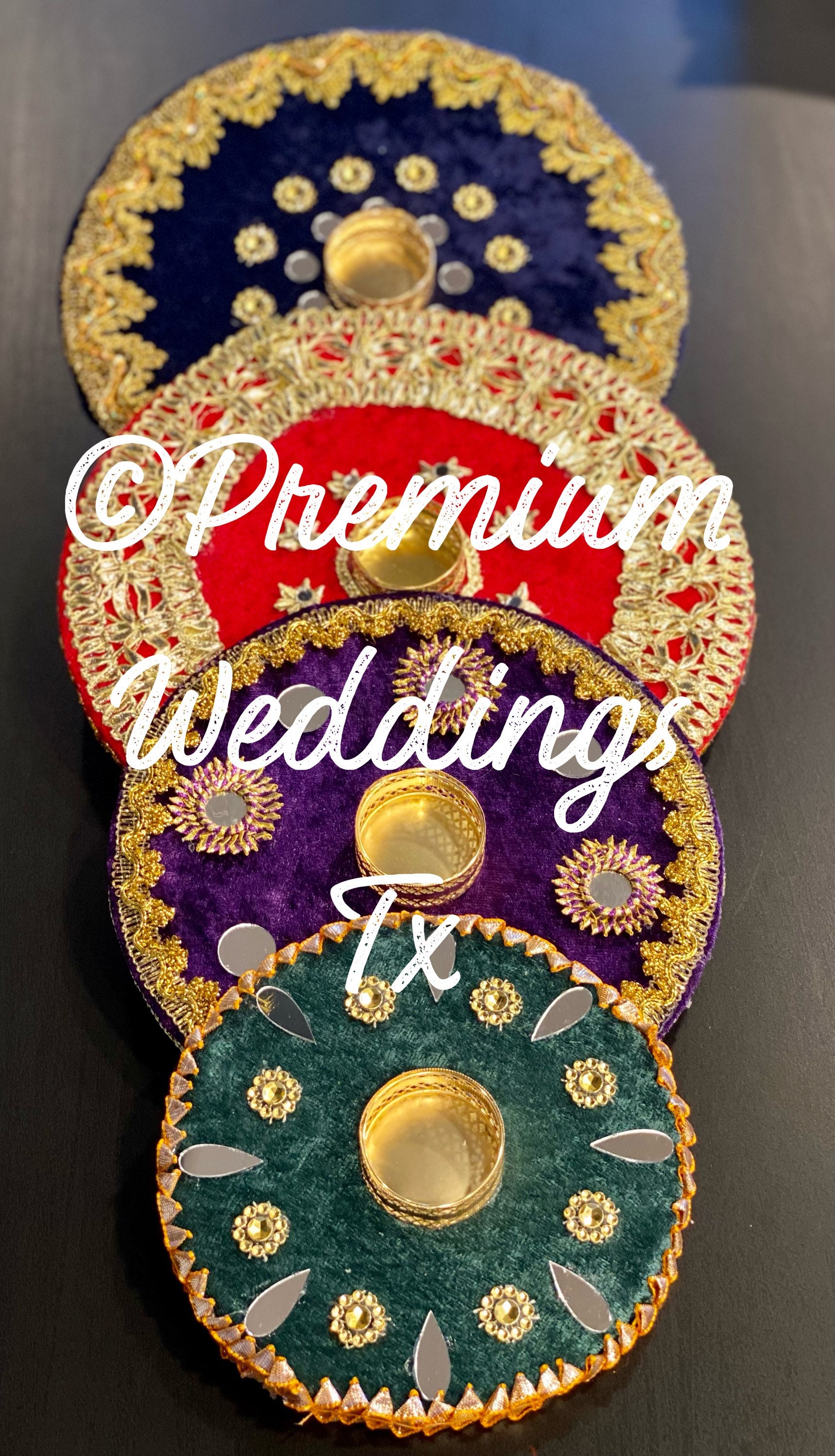 Mehndi Plates Decoration