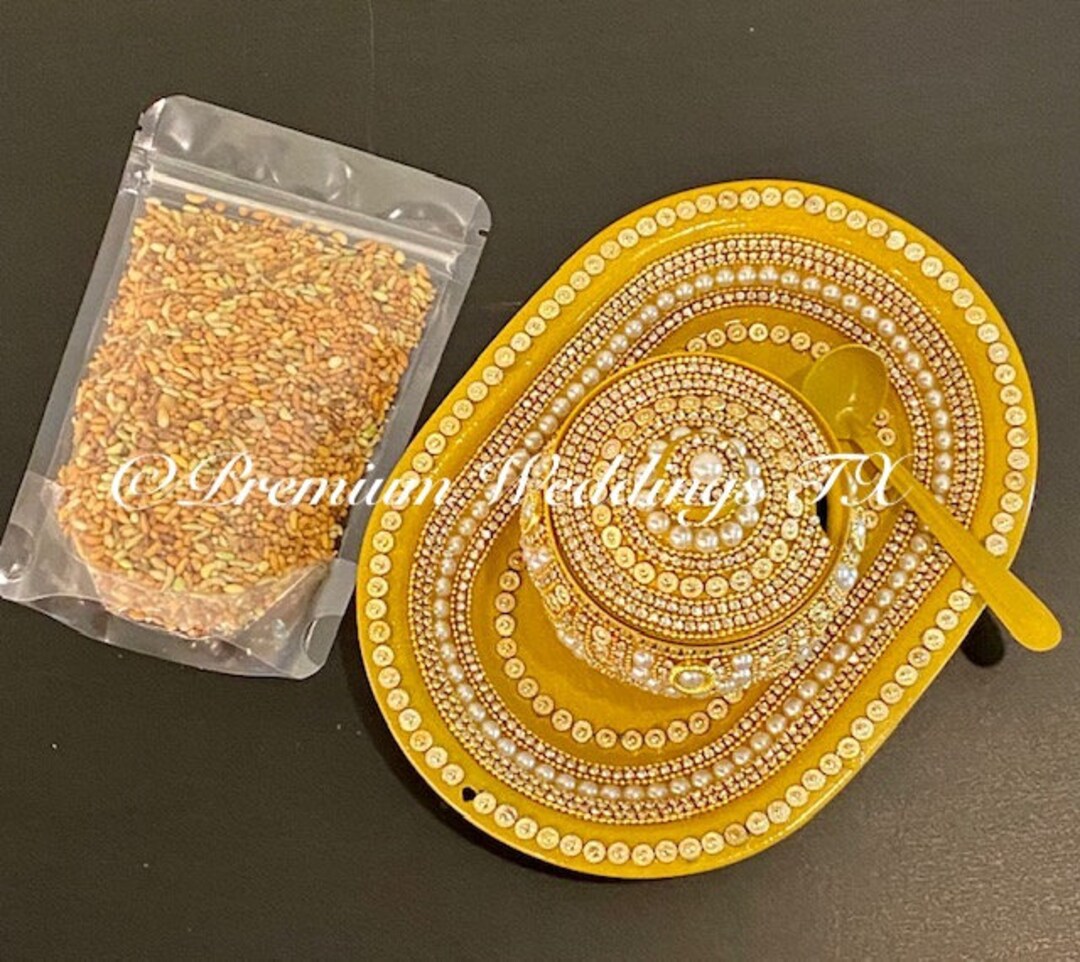 Yellow Mukhwas Container Set, Decorative Mouth Freshner Container,home ...