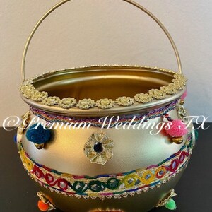 1ct Flower Basket, Matka, Matki,basket, Wedding Decor, Shaadi, Mehndi ...