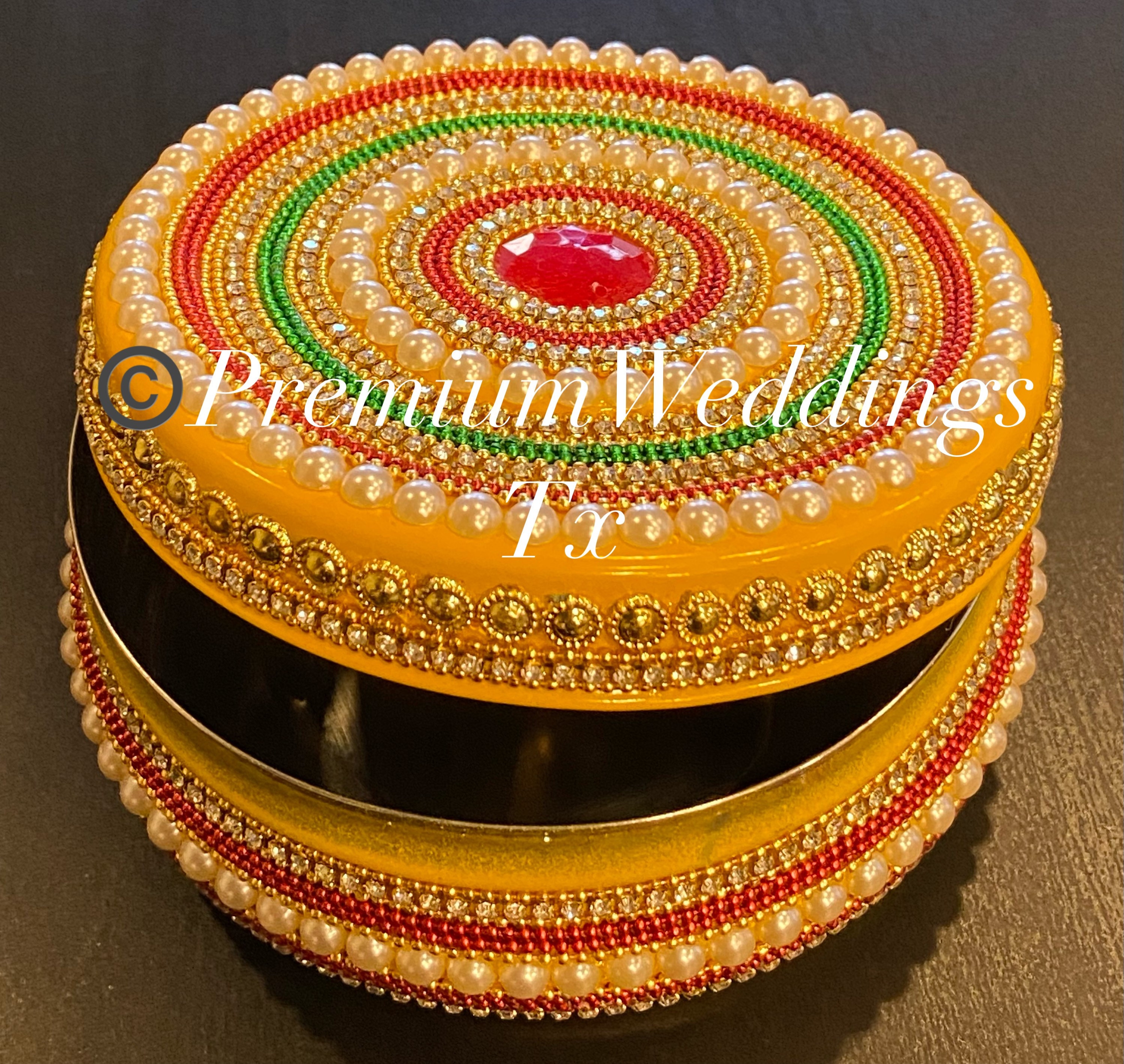 Handmade Mithai Gift Box: Beaded Indian Wedding Decor - 1 Box - Etsy