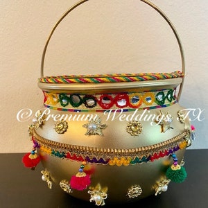 1ct Flower Basket, Matka, Matki,basket, Wedding Decor, Shaadi, Mehndi ...
