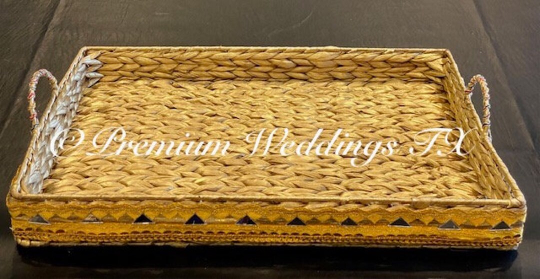 Xlarge Tokri, Mehndi Tokri ,wicker Thaal, Mehndi Thaal, Mehndi Plate ...