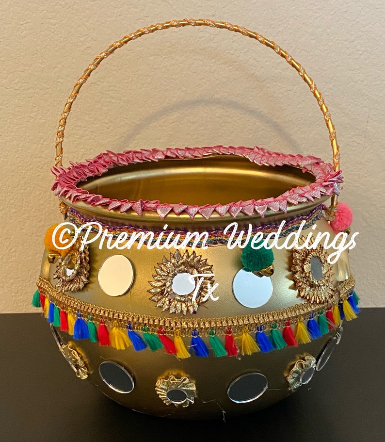 1ct Flower Basket Matka Matkibasket Wedding Decor Shaadi - Etsy