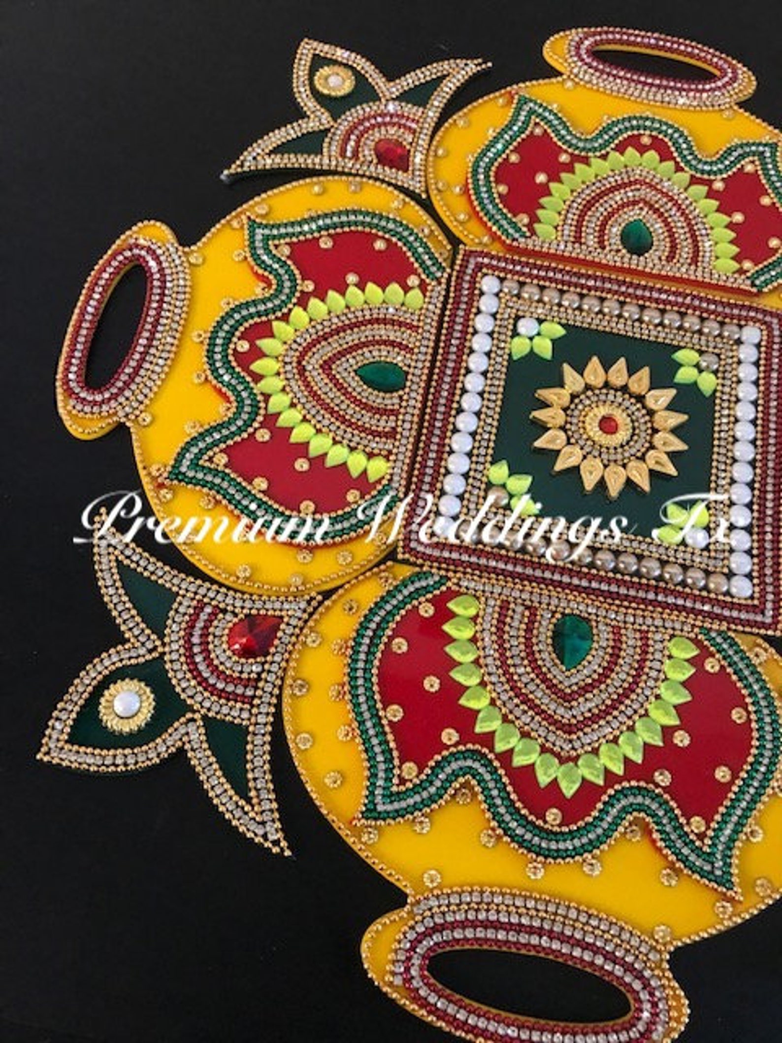 Matka Rangoli Large Rangoli Indian Rangoli Home Decor | Etsy