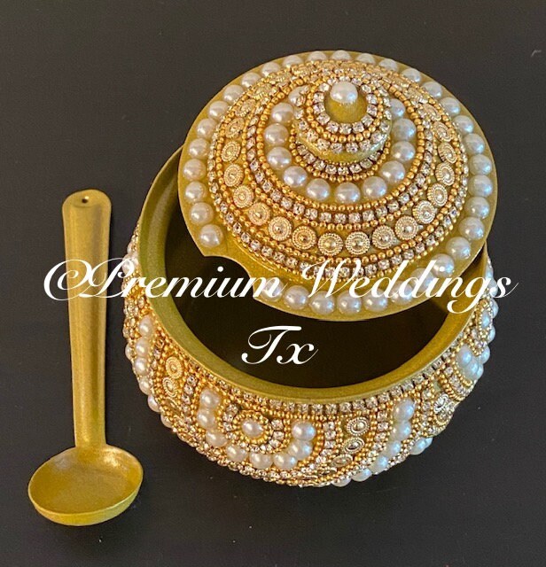 Gold Mukhwas Container Set Decorative Mouth Freshener - Etsy