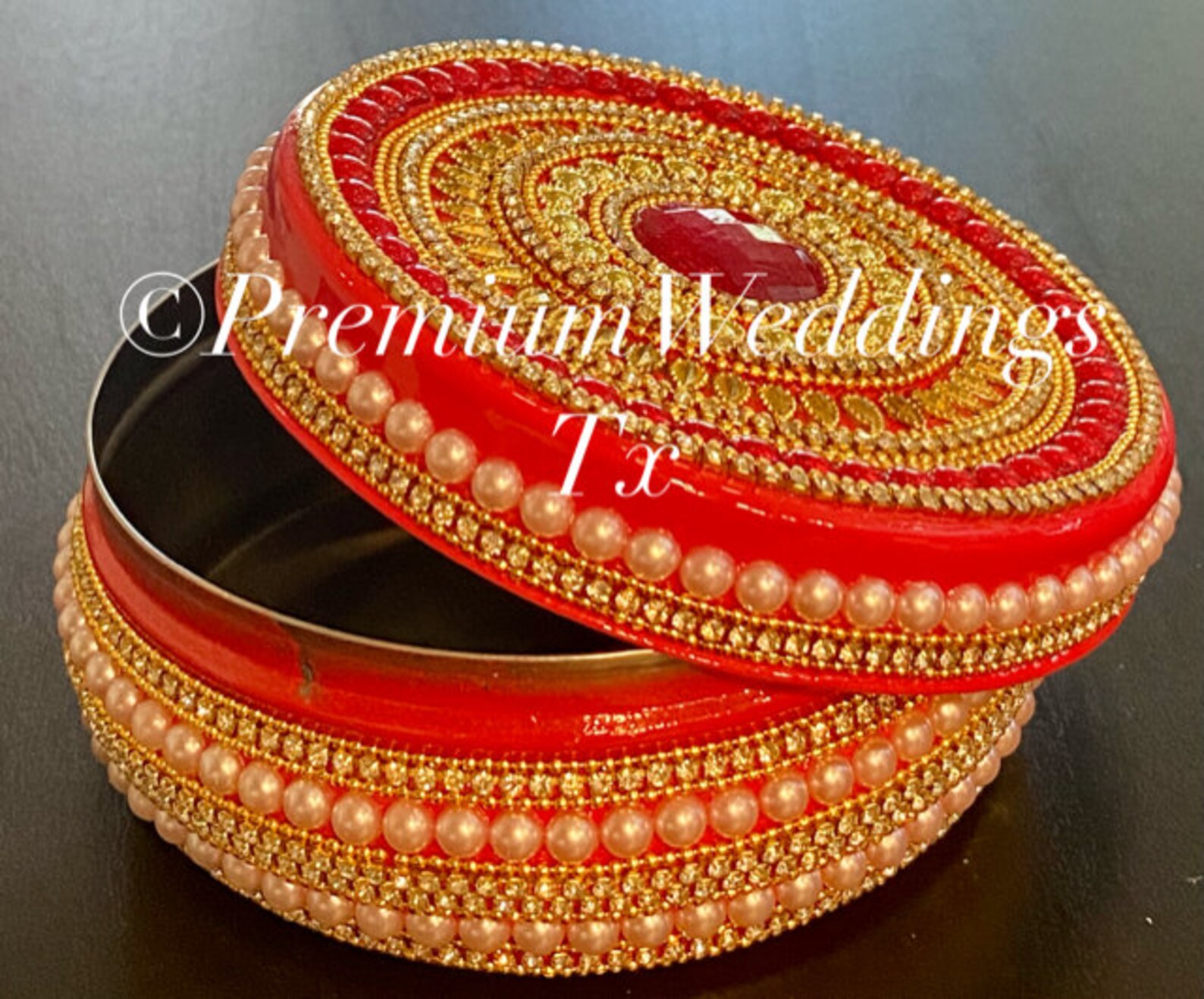 Handmade Mithai Gift Box: Beaded Indian Wedding Decor - 1 Box - Etsy