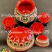 Red Puja Thali Set Puja Thali Set Haldi Thali Set Pooja - Etsy