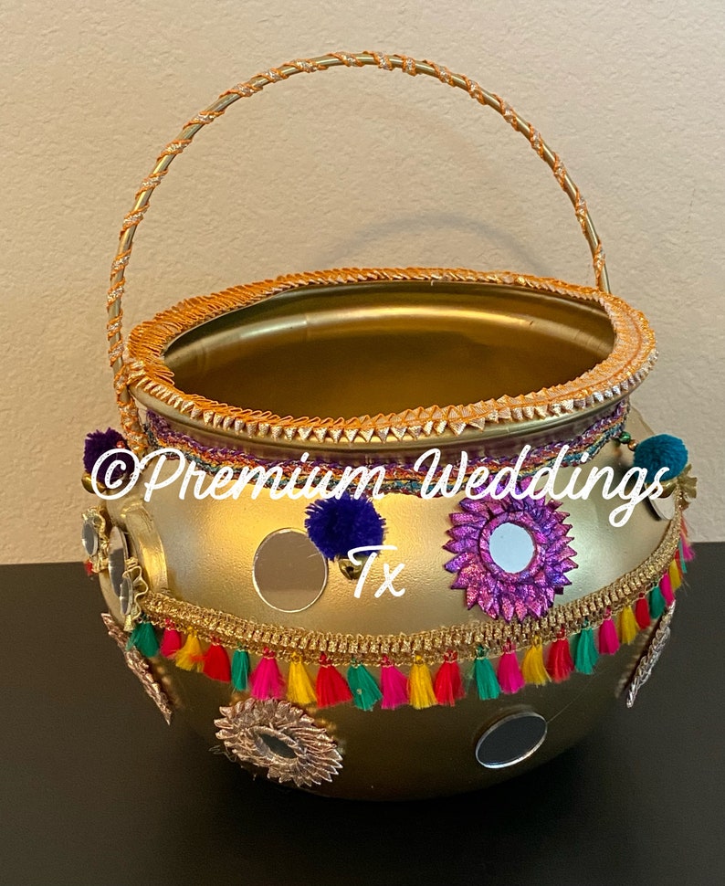 1ct Flower Basket Matka Matkibasket Wedding Decor Shaadi - Etsy