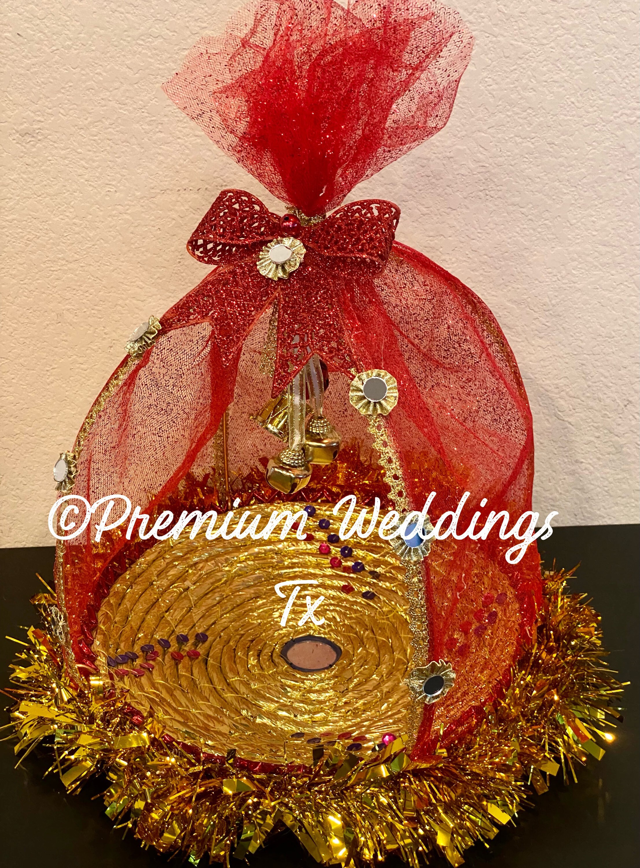 Large Tokri Mehndi Tokri Foil Thaal Mehndi Thaal Mehndi | Etsy