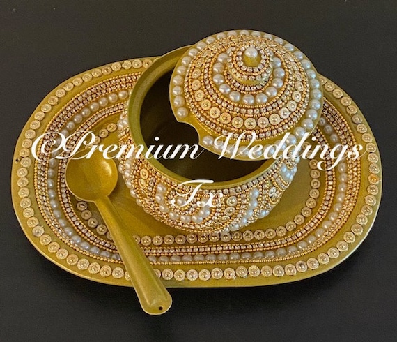 Gold Mukhwas Container Set Decorative Mouth Freshener - Etsy