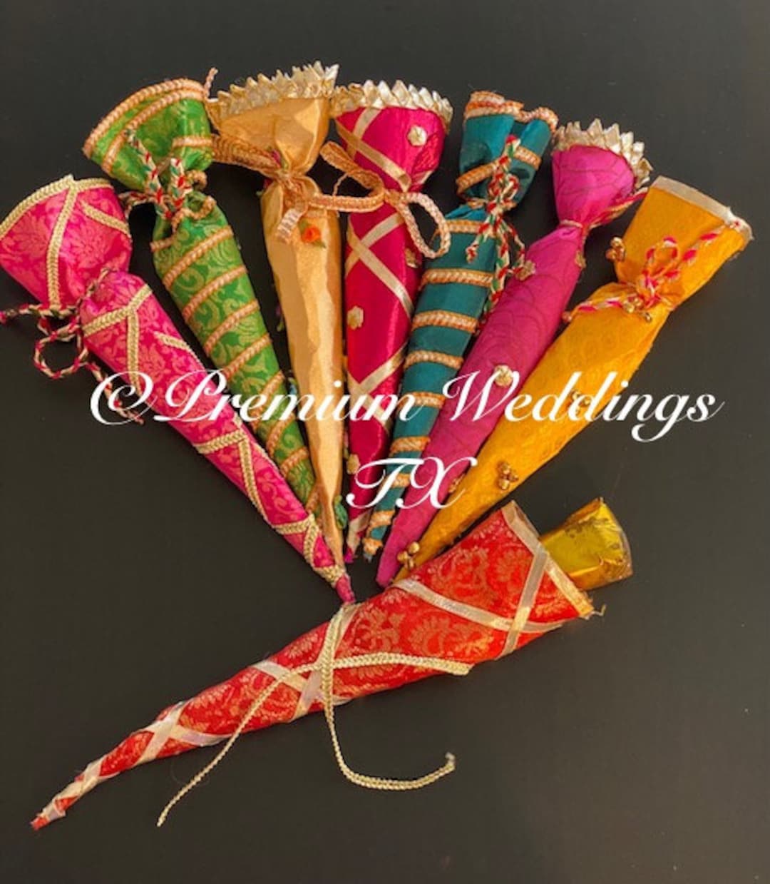 Mehndi Party, Henna Cone Covers, Mehndi Decor, Mehndi Cone Covers ...