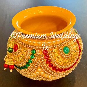 1ct Small Yellow Kalash, Small Matki, Matki, Puja,puja Accessories ...