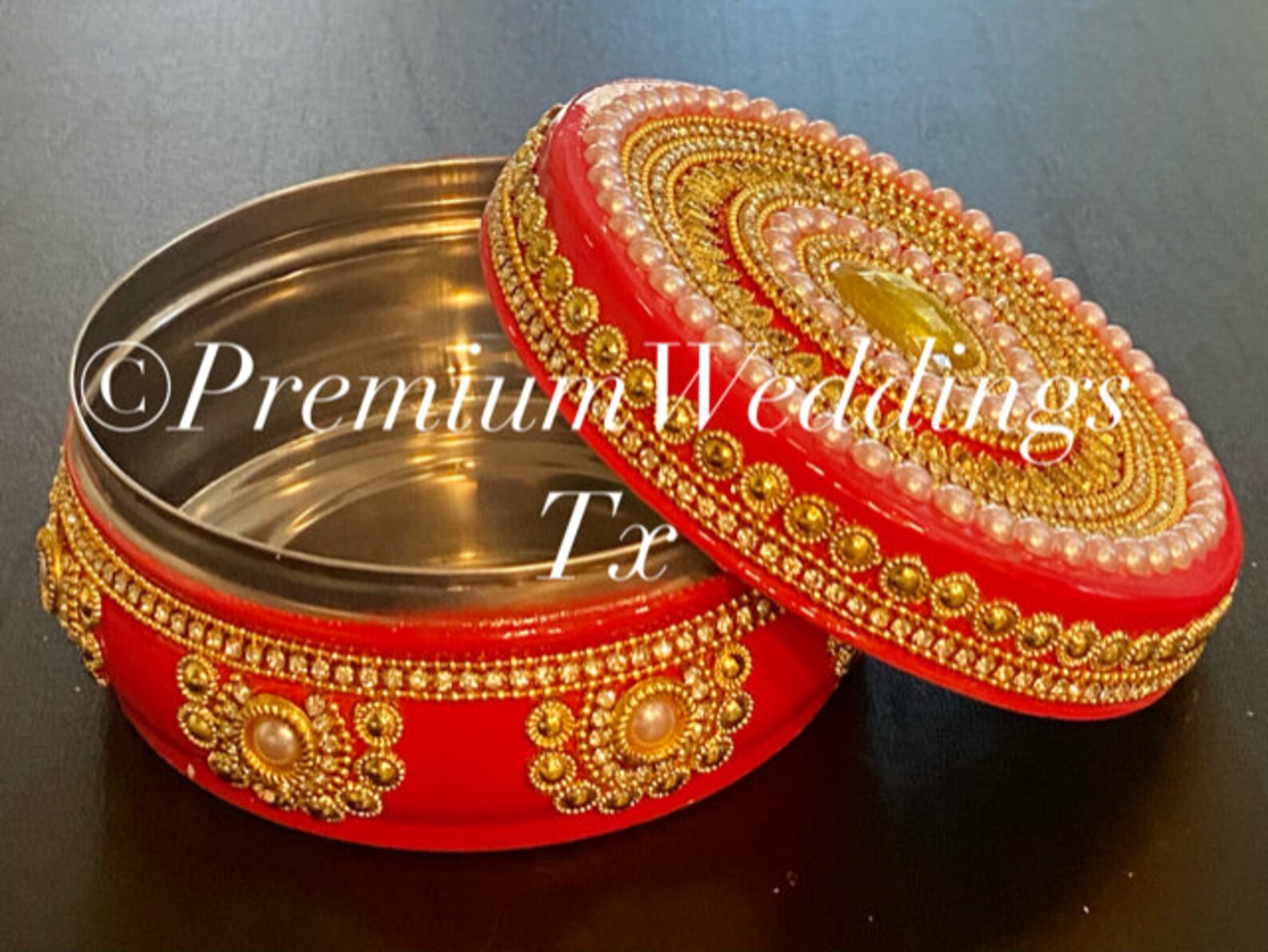 Handmade Mithai Gift Box: Beaded Indian Wedding Decor - 1 Box - Etsy