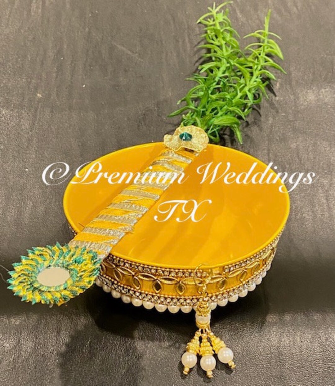 Handmade Haldi/mehndi Applicator Set: Indian Wedding Decor - Etsy