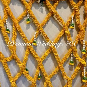 Yellow Phoolo Ki Chadar Sehra, Wall Decor, Backdrop, Shaadi, Shaadi ...