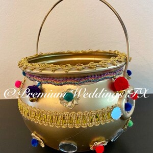 1ct Flower Basket, Matka, Matki,basket, Wedding Decor, Shaadi, Mehndi ...