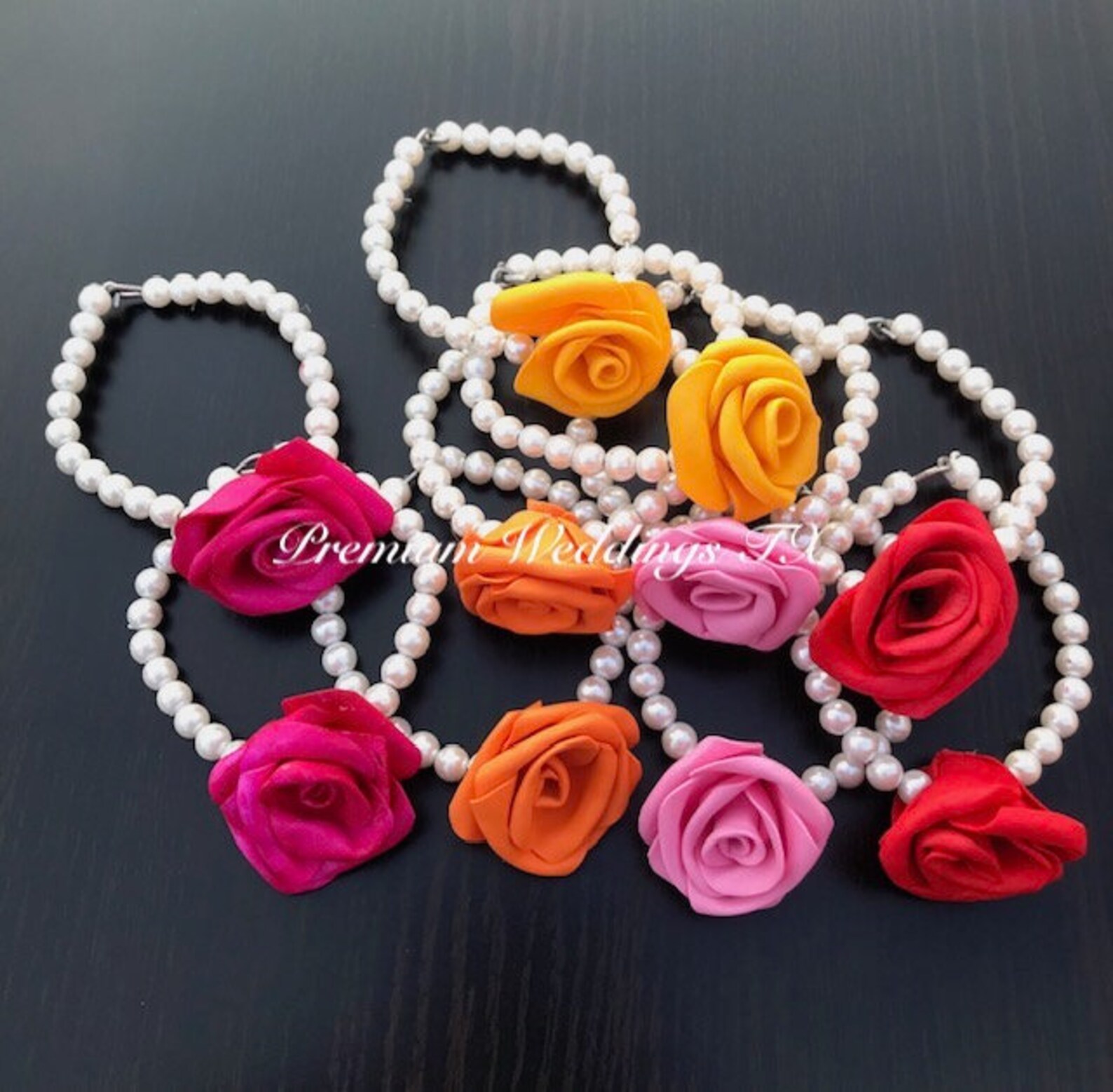 Hand Gajra Flower Gajra Pair Jewelry Wedding Pithi - Etsy