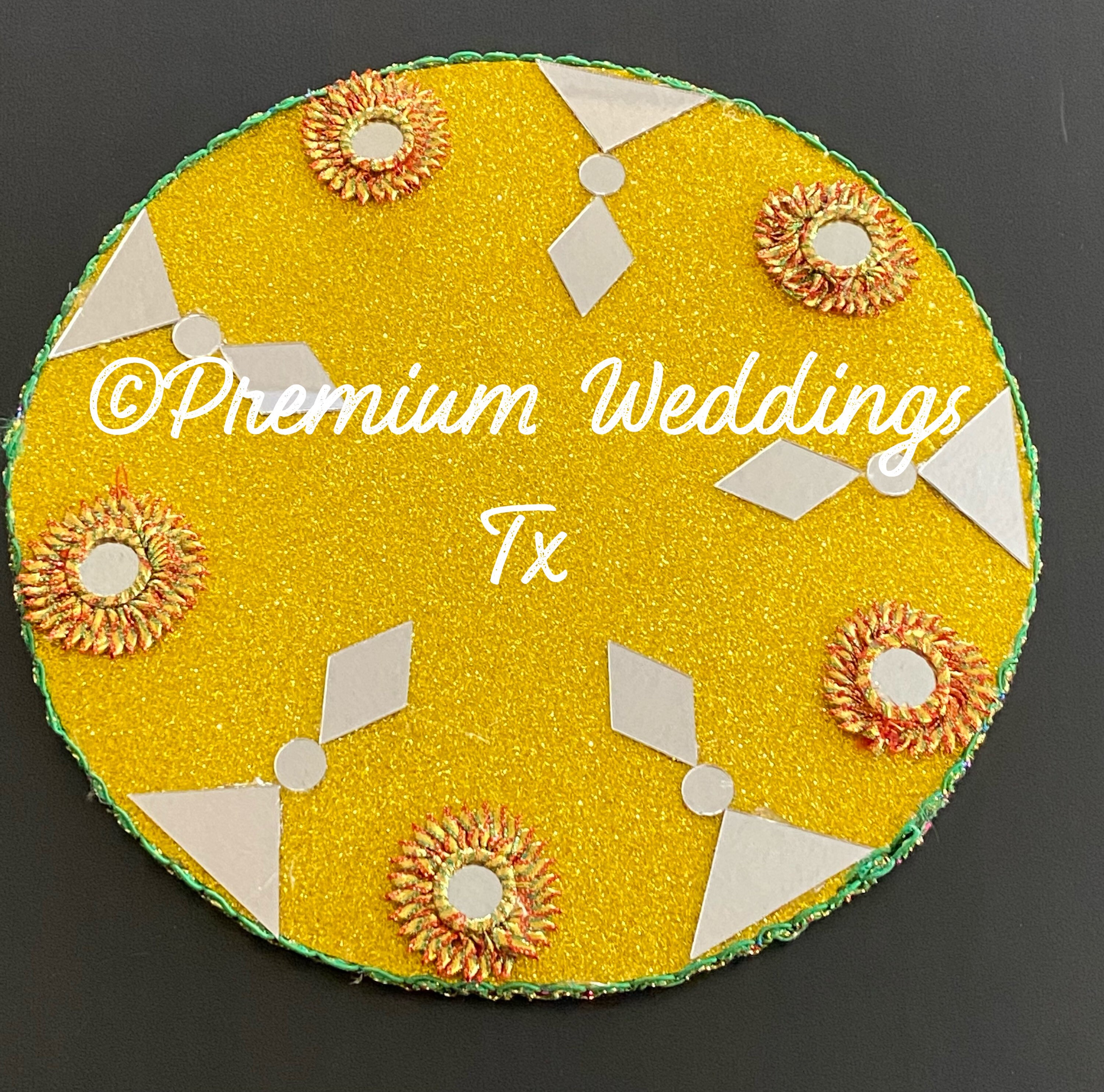 Mehndi Plates/thaal Mehndi Decor Mehndi Shaadi Shaadi - Etsy