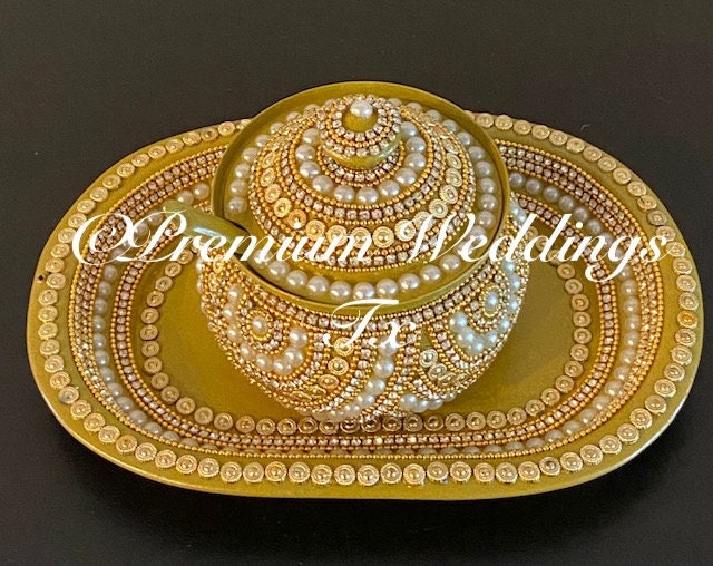 Gold Mukhwas Container Set Decorative Mouth Freshener - Etsy