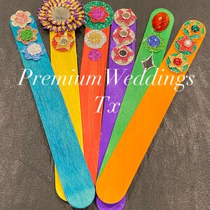 Handmade Mehndi Sticks, Haldi Stick, Mehndi Stick, Mehndi, Uptan, Haldi ...