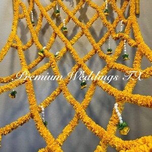 Yellow Phoolo Ki Chadar Sehra, Wall Decor, Backdrop, Shaadi, Shaadi ...