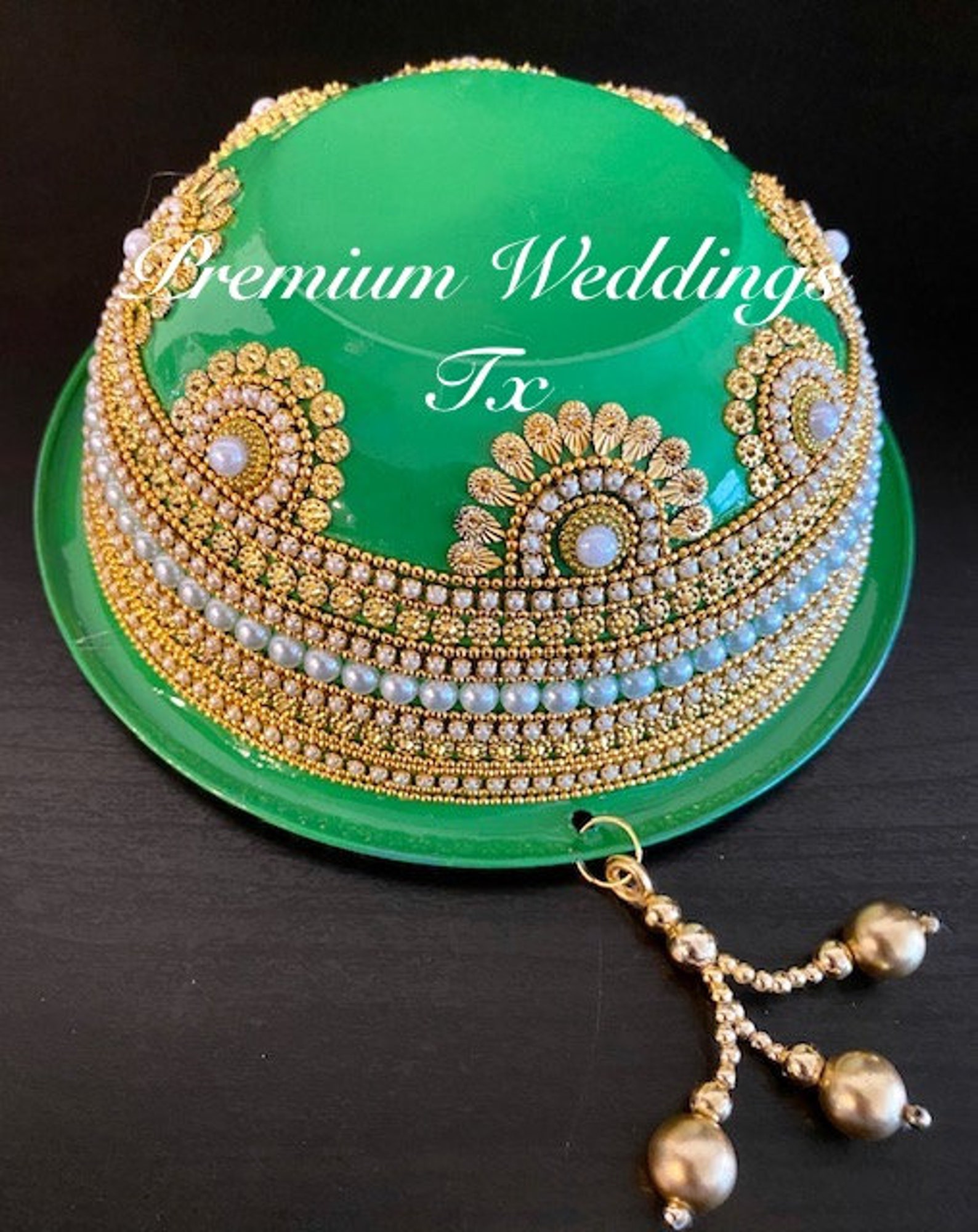 Decorative Bowl: Indian Wedding Mehndi Haldi Mayoon Decor - 1ct - Etsy