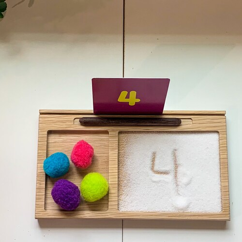 Sand Tray Wooden Sand Tracing Tray Montessori Inspired - Etsy