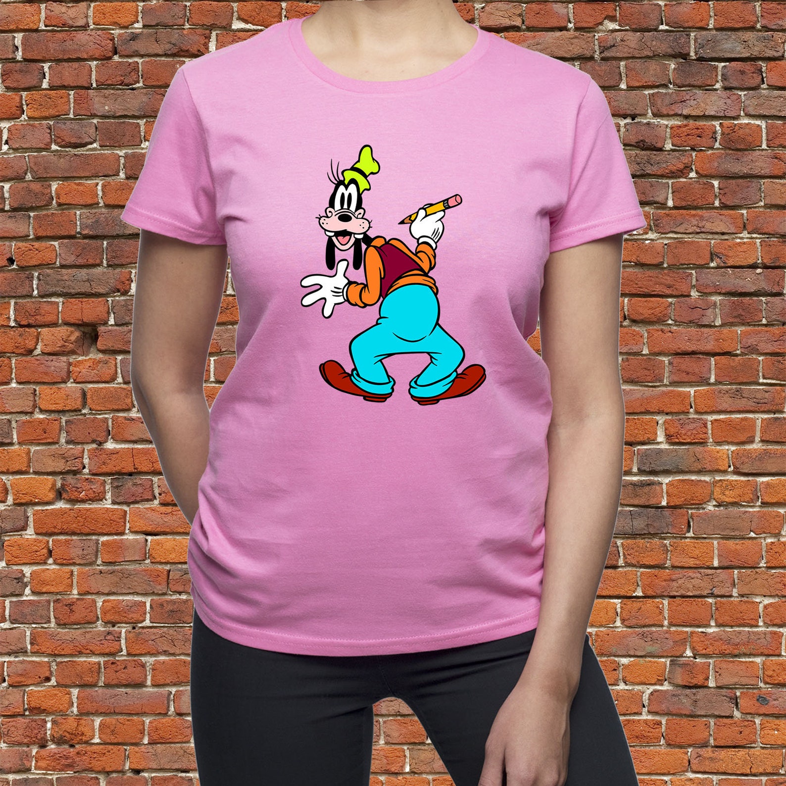 Goofy shirt/ Goofy t shirt/ Goofy writing tshirt/ Disney Goofy | Etsy