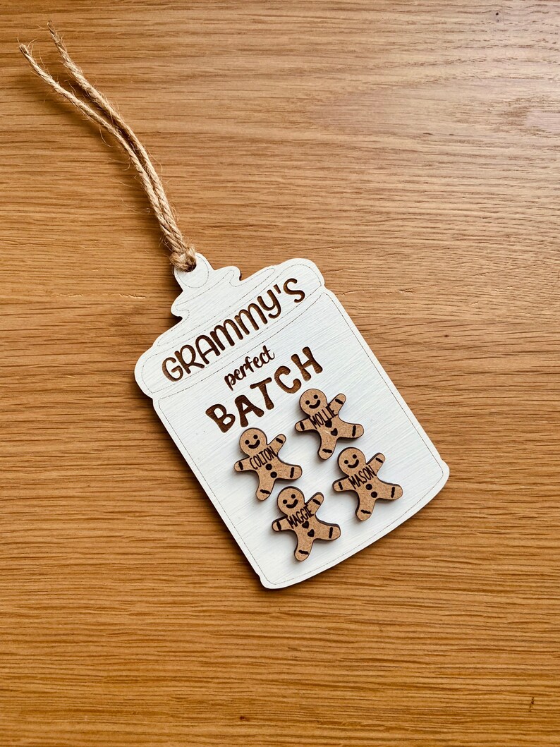 Grandma's Perfect Batch Ornament Personalized Family - Etsy
