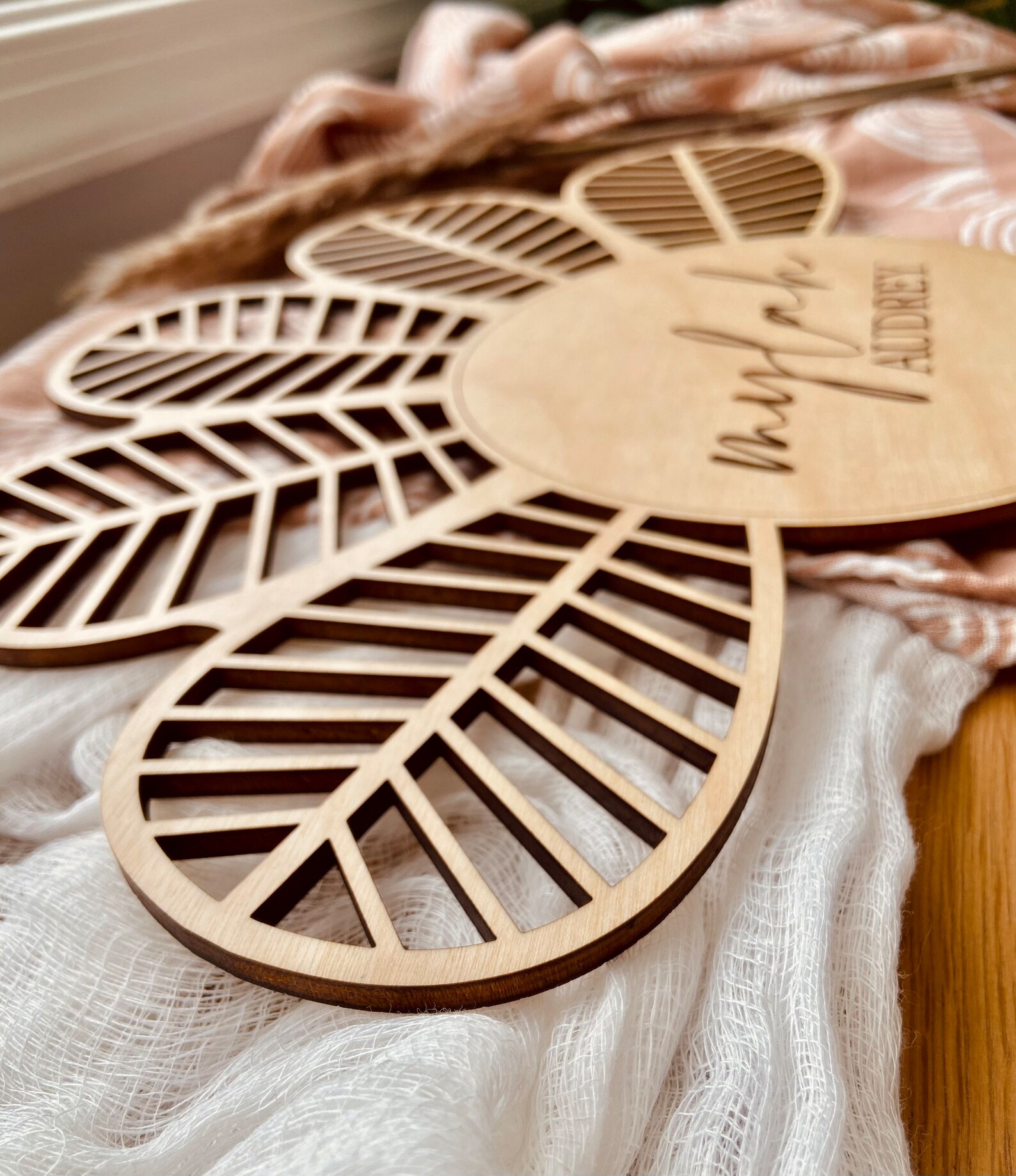 Boho Name Sign Rattan Hanging Decor Boho Nursery Rattan - Etsy