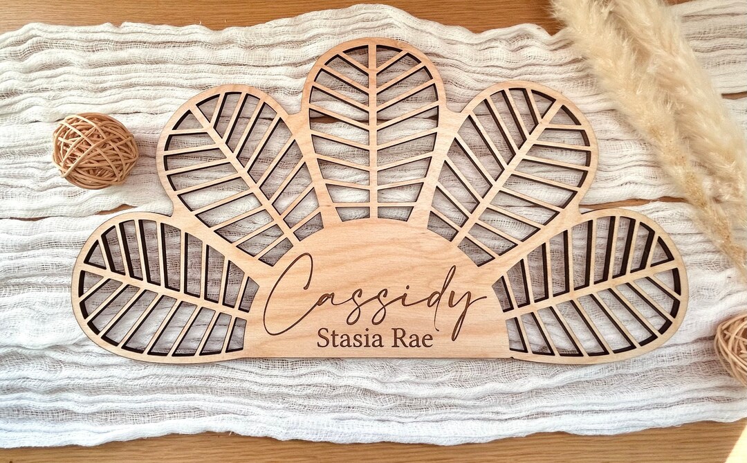 Boho Name Sign, Rattan Hanging Decor, Boho Nursery, Rattan Name Sign ...