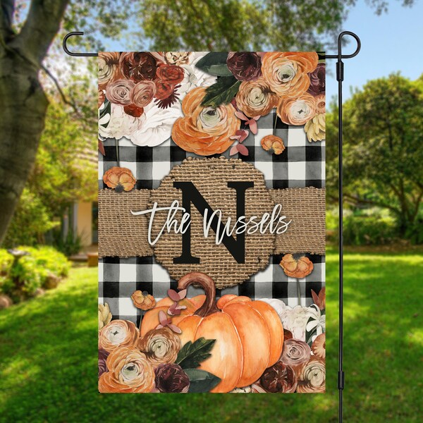 Burlap Garden Flag - Etsy