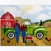 Farm Family Portrait Illustration - Drawing With Pets - Digital ...