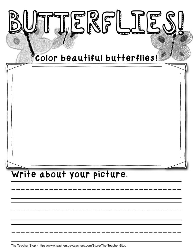 Spring Writing Prompts: K-2nd Grade Printable Activities (PNG & PDF) - Etsy