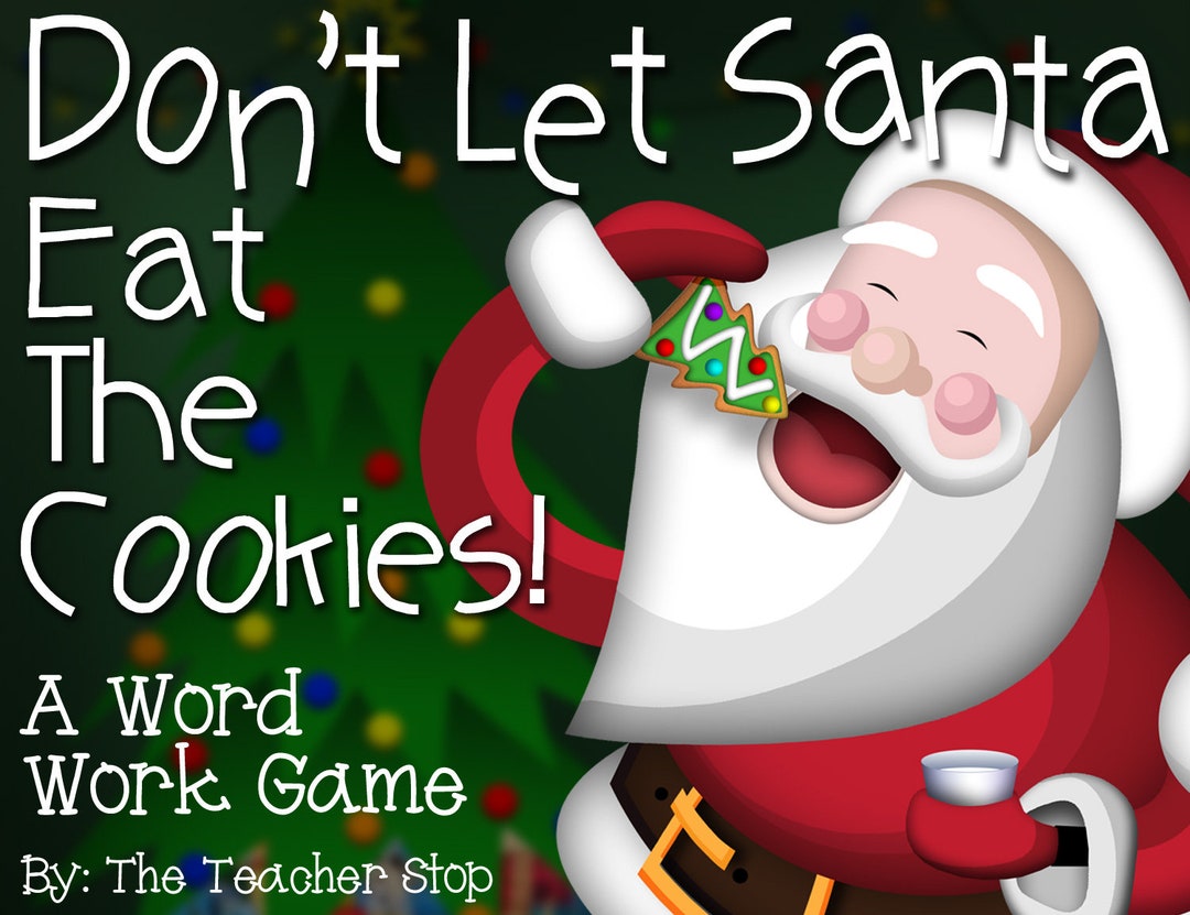 Santa's Cookies Sight Word Game: Christmas Literacy Center (prek-3rd ...