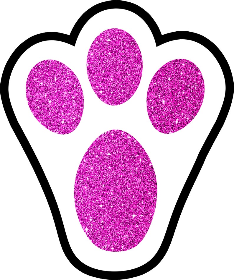 Glitter Bunny Paws Png, Easter Clipart, Bunny Paws, Rabbit Paws ...