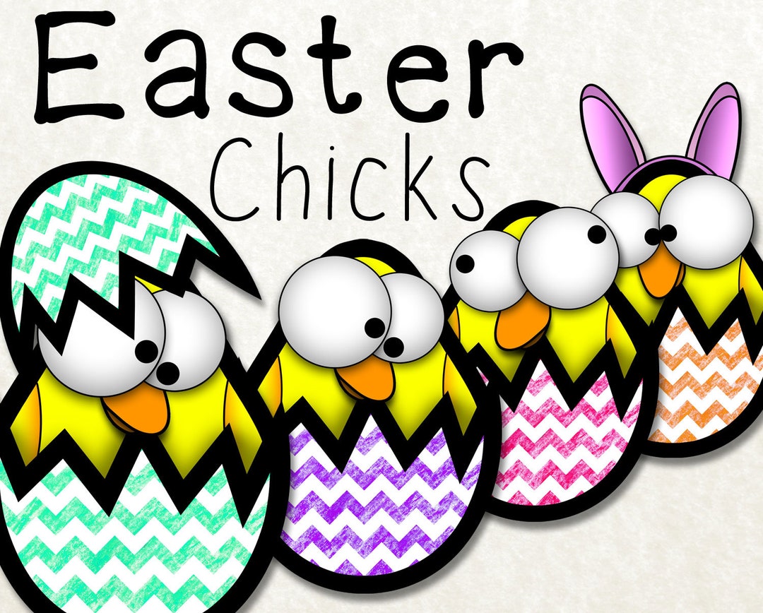 Easter Chicks PNG Easter Chicks Digital Silly Easter Chicks Download ...