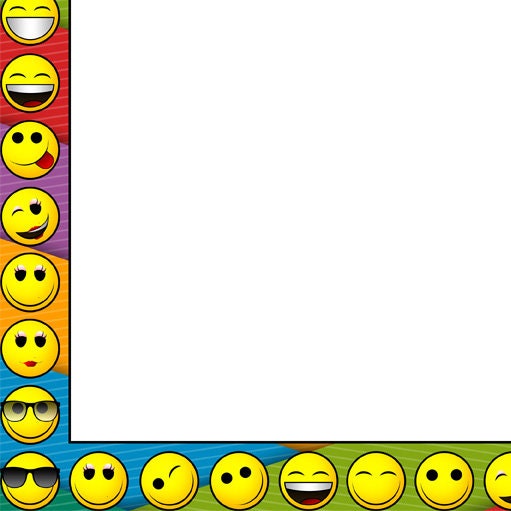 Emoji Borders | Colorful Borders | Rainbow Borders | Smiley Borders ...