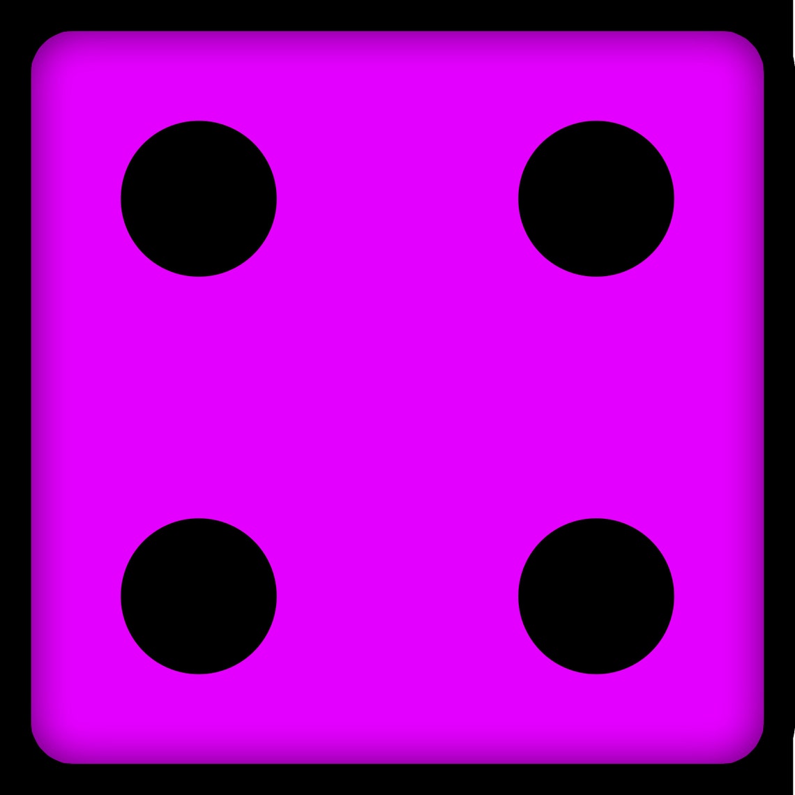 Colorful Dice Clipart Large PNG 300dpi, JPG Dice, Rainbow Dice, Large ...