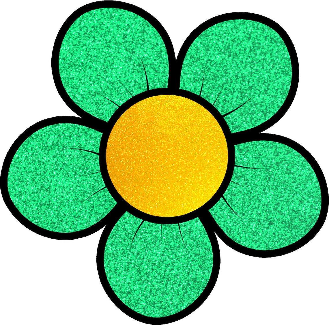 Spring Clip Art GLITTER Flowers Png Glitter Flowers Spring - Etsy