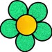 Spring Clip Art GLITTER Flowers Png , Glitter Flowers, Spring Glitter ...