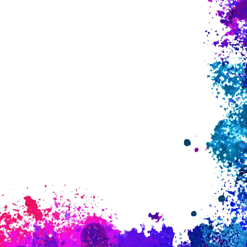 Water Color Clip Art | Colorful Borders Png | Watercolor Borders ...