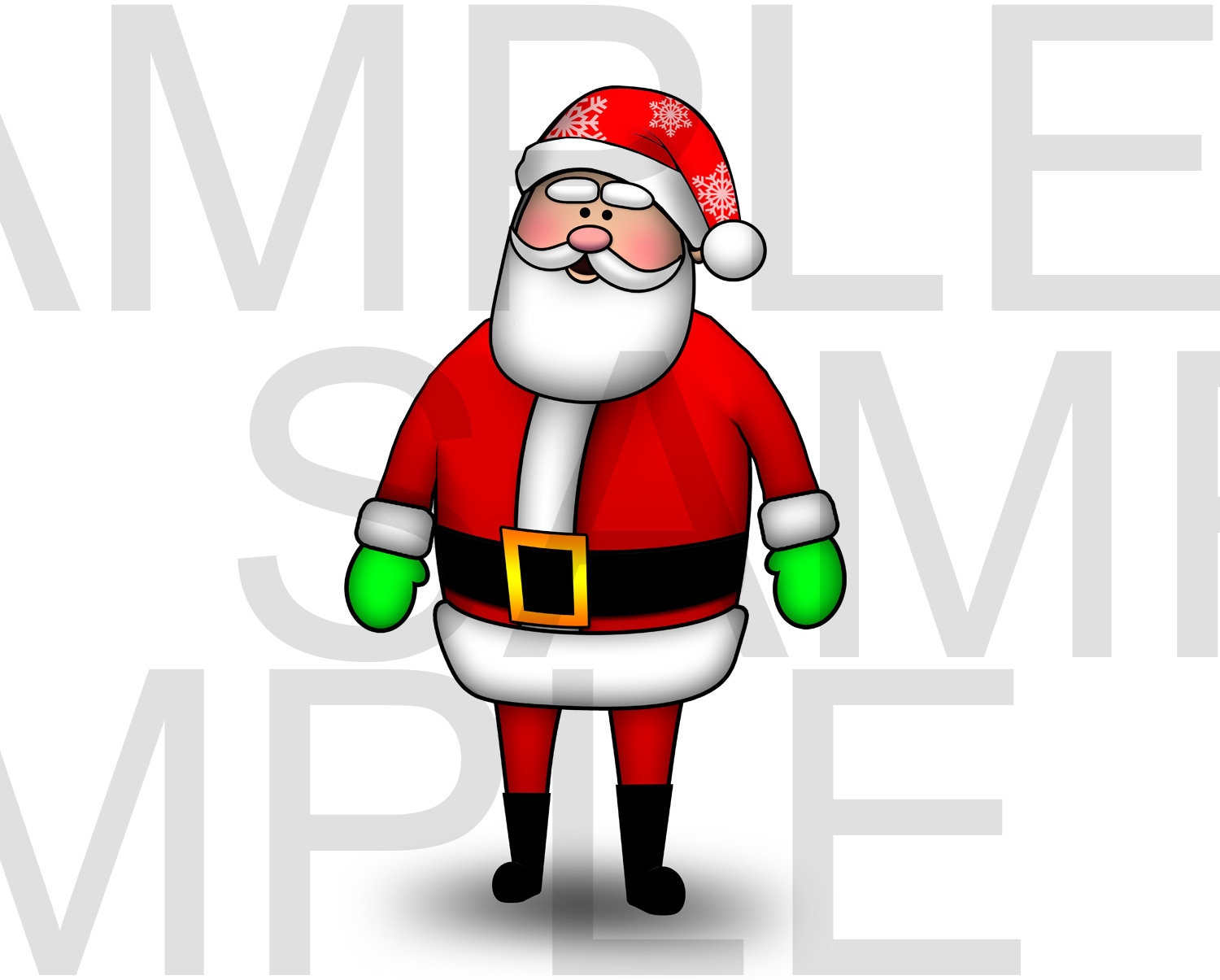 Christmas Clip Art Santa Clipart Rudolph Clipart Snow Clipart Snowflake ...