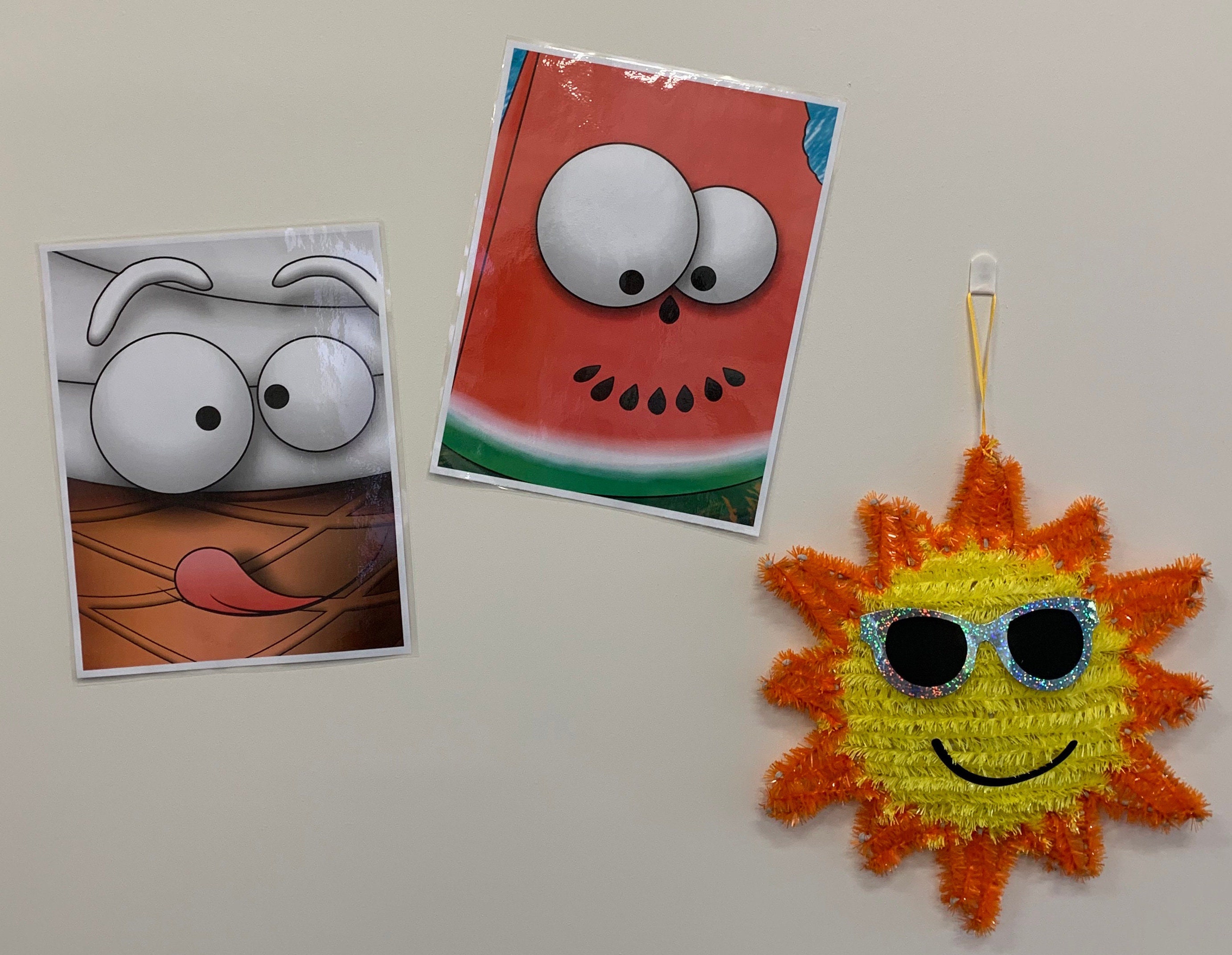 Summer Faces Silly Summer Faces Summer Clipart Summer - Etsy